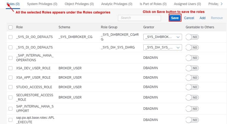 How to manage roles and privileges for users in SAP HANA Cloud? - SAPfaqs.com