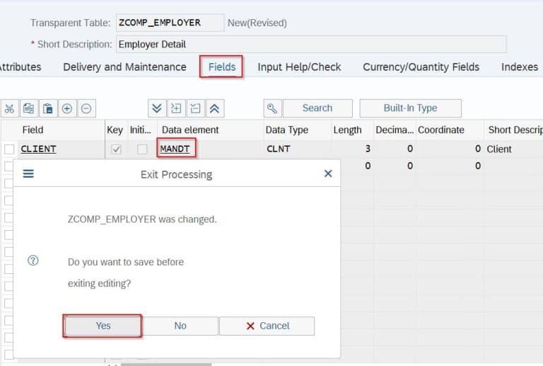How To Create Table In Sap Abap With Columns