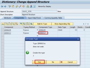 How to Create Append Structure in SAP ABAP - SAPfaqs.com